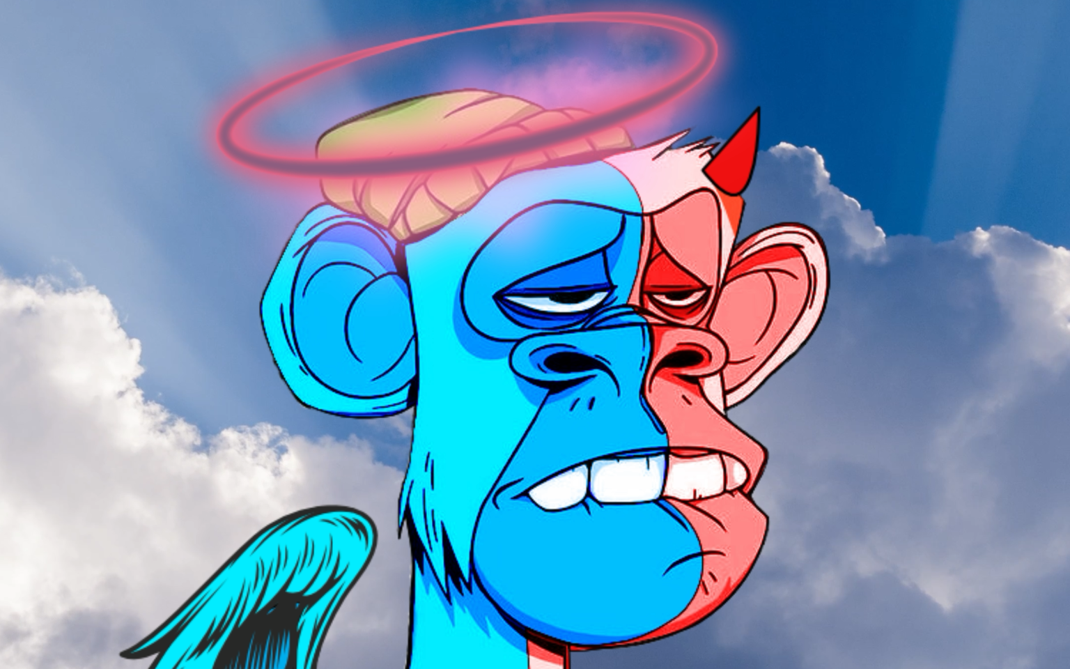 Bored Ape | MARS X DEXXAD 1 of 2 | Heaven/Hell series NFT – MFND LABS ...